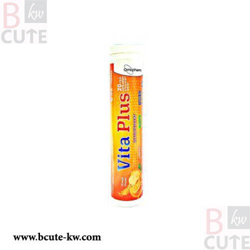 VITA PLUS VIT C+ZN+VIT D3 20 EFFERVESCENT - Bcute-kw